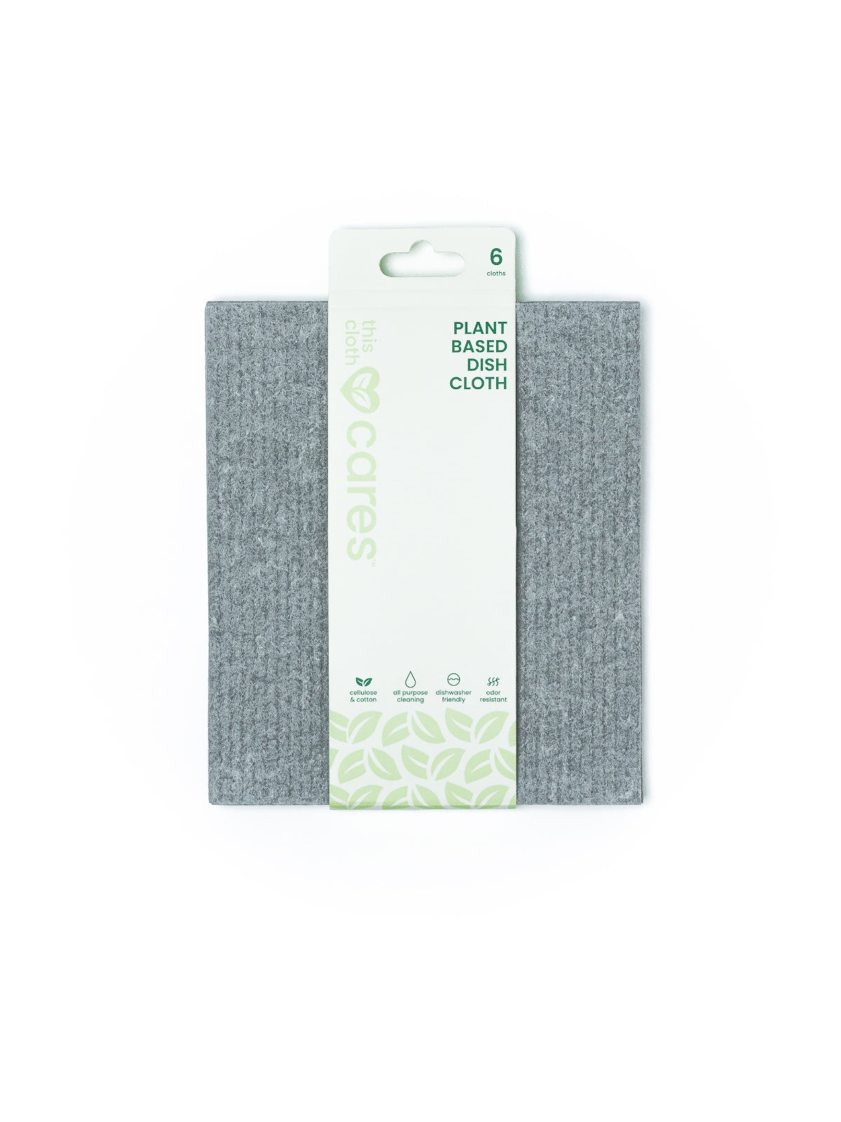 Plant Based Dish Cloth - Grey – Cares Brand